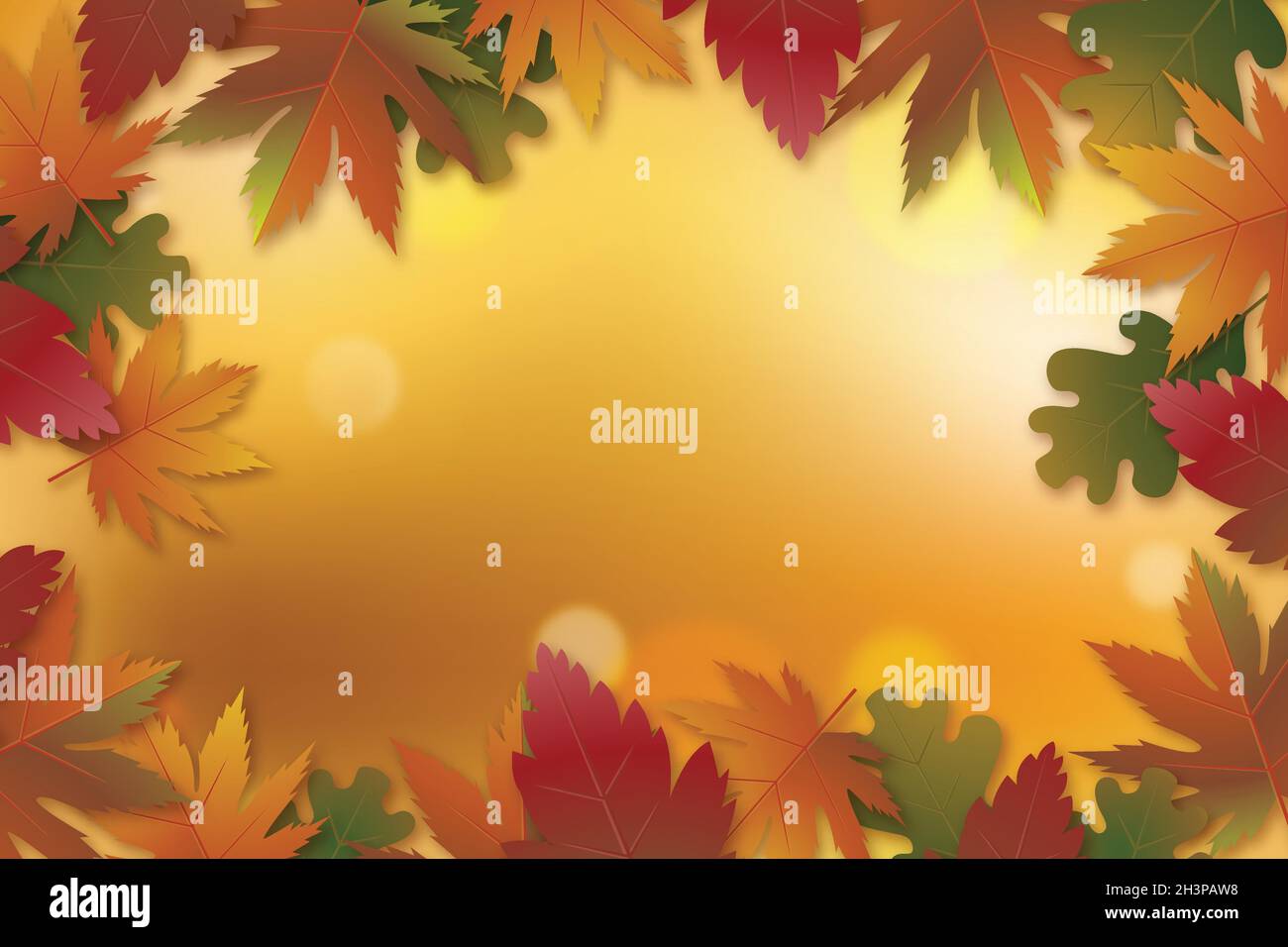gradient autumn background vector design illustration Stock Vector ...
