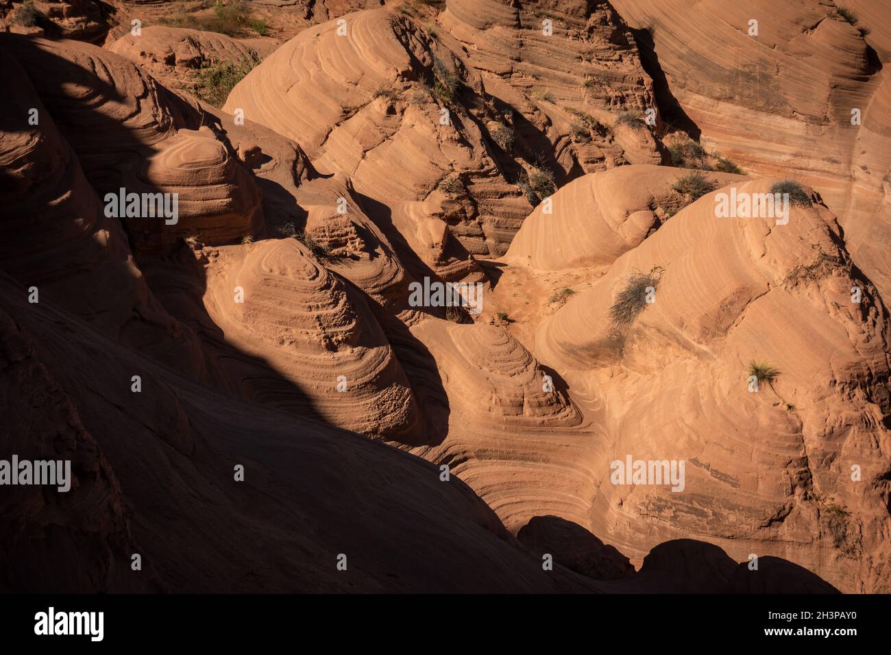 The Jingbian Wave Valley is a red sandstone landform in northern ...
