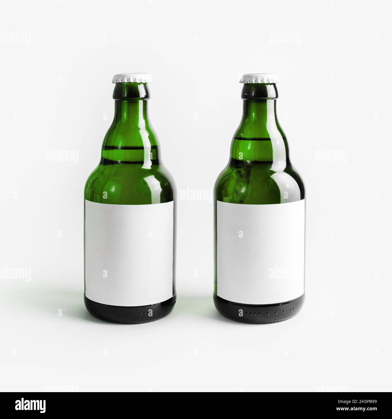 White label green container Cut Out Stock Images & Pictures - Alamy