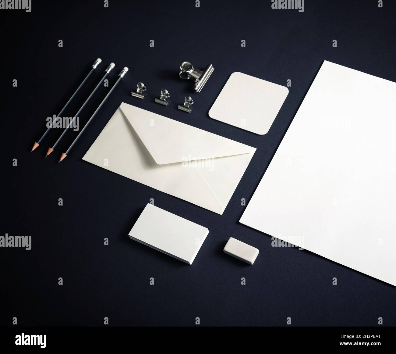 Blank corporate stationery Stock Photo - Alamy