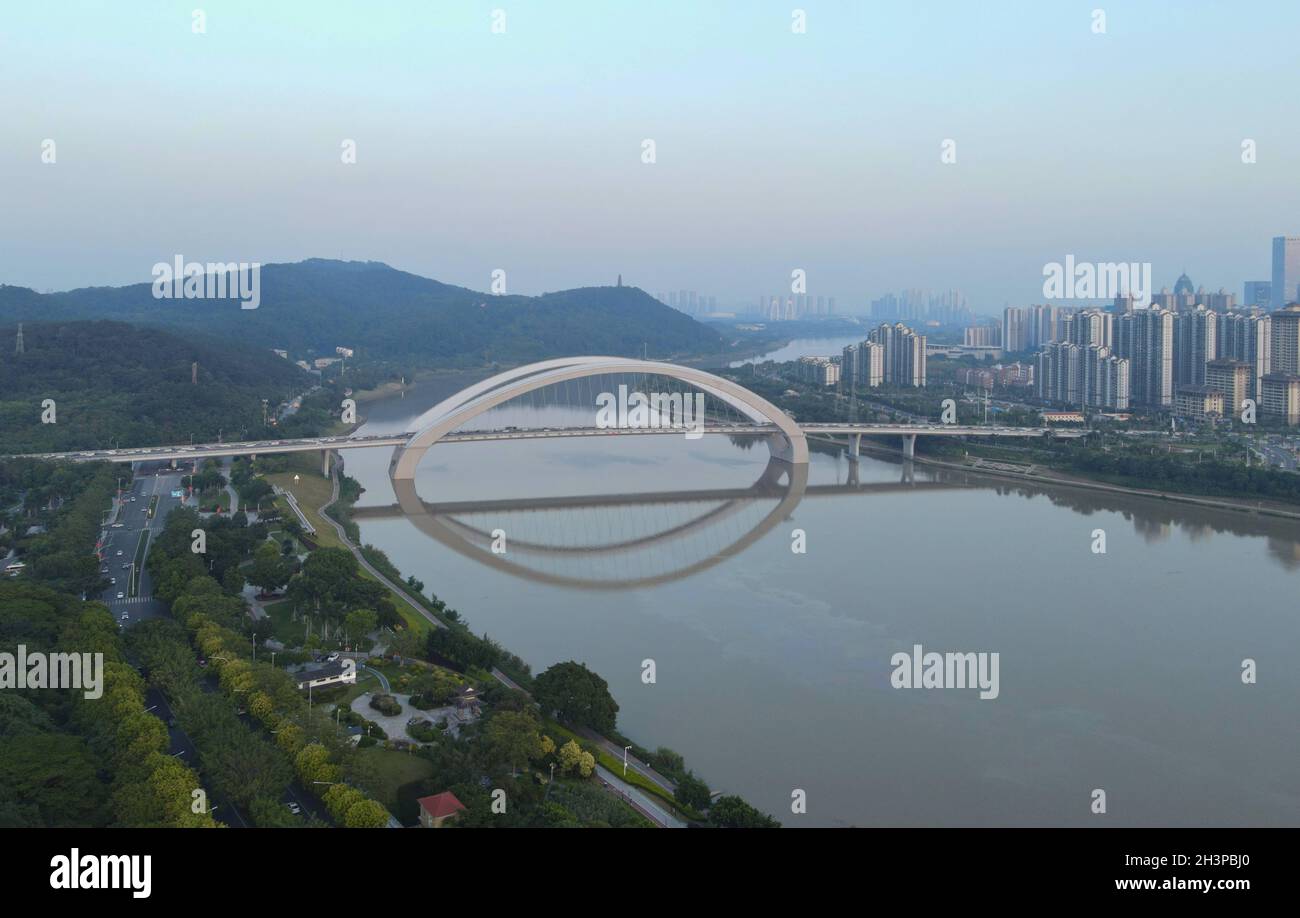 NANNING, CHINA - OCTOBER 26, 2021 - Aerial photo taken on October 26 ...