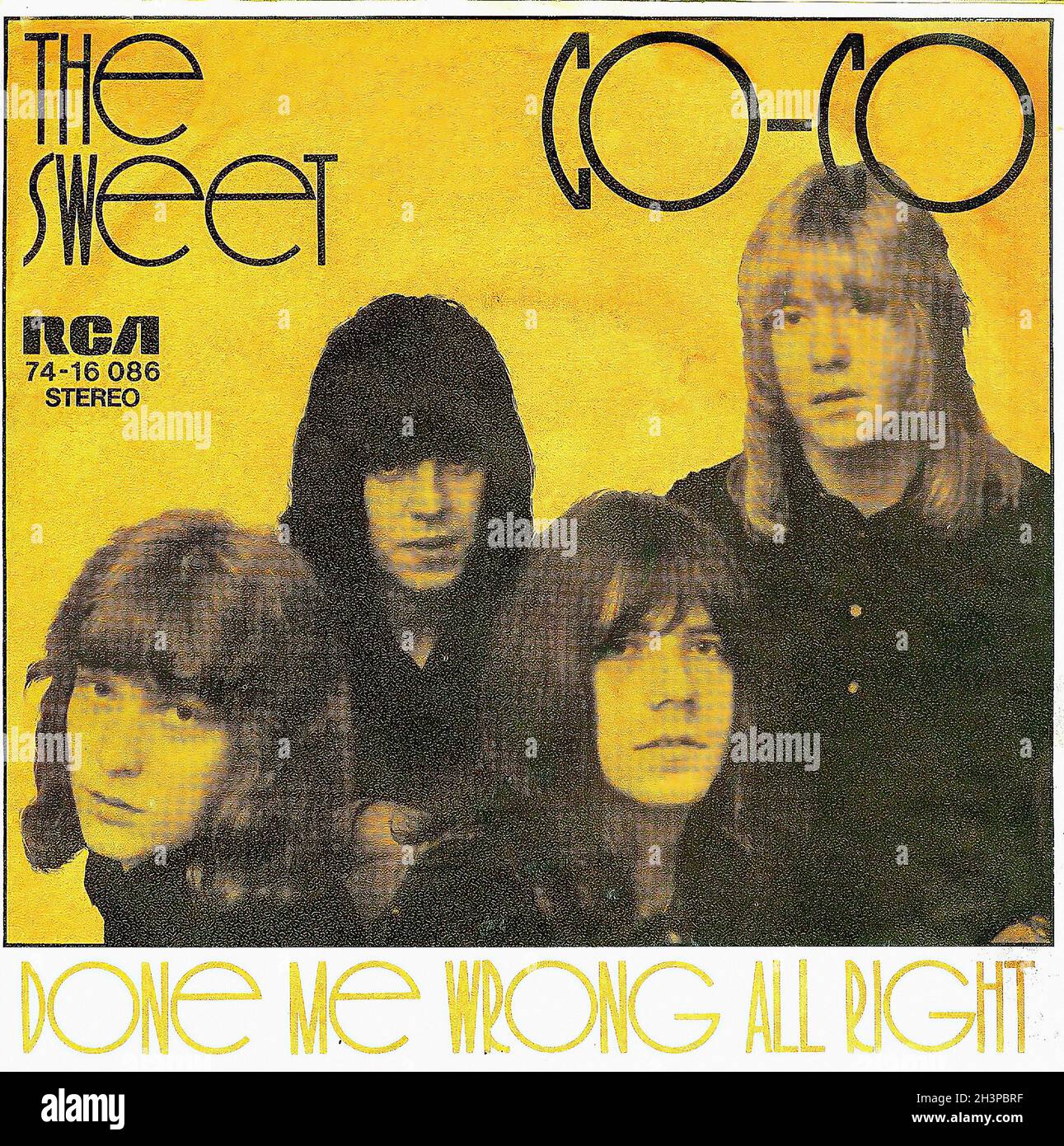 Vintage Vinyl Recording - Sweet,The - Co Co - D - 1971 Stock Photo - Alamy