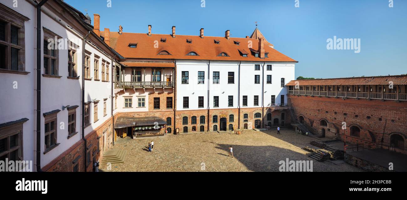 Courtyard of the fortress Stock Photo - Alamy