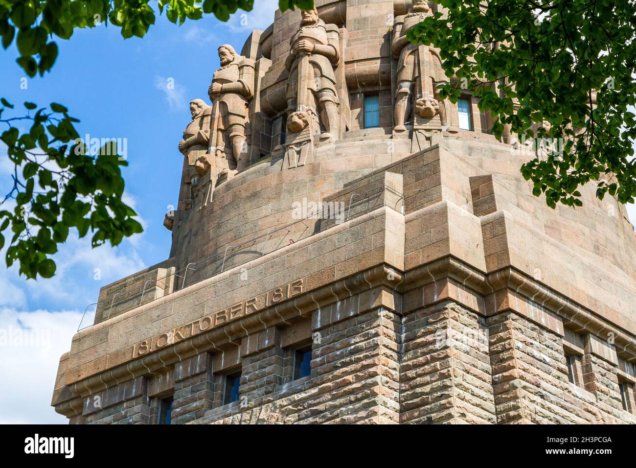 Leipzig Monument to the Battle of the Nations Stock Photo - Alamy