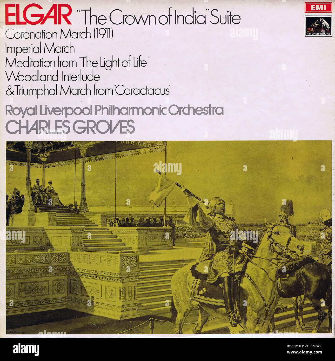 Elgar Crown of India Suite - Groves EMI - Classical Music Vintage Vinyl ...