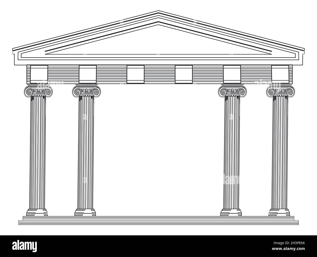 Architectural columns, greek and roman classics Stock Photo - Alamy