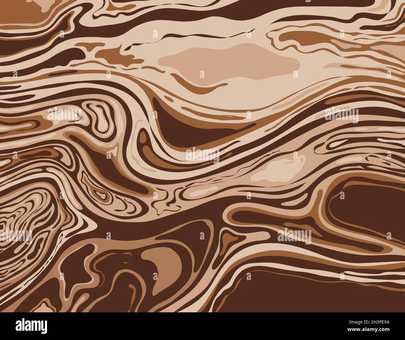 Alabaster and Bistre Brown Inkscape Suminagashi Kintsugi Japanese Ink ...