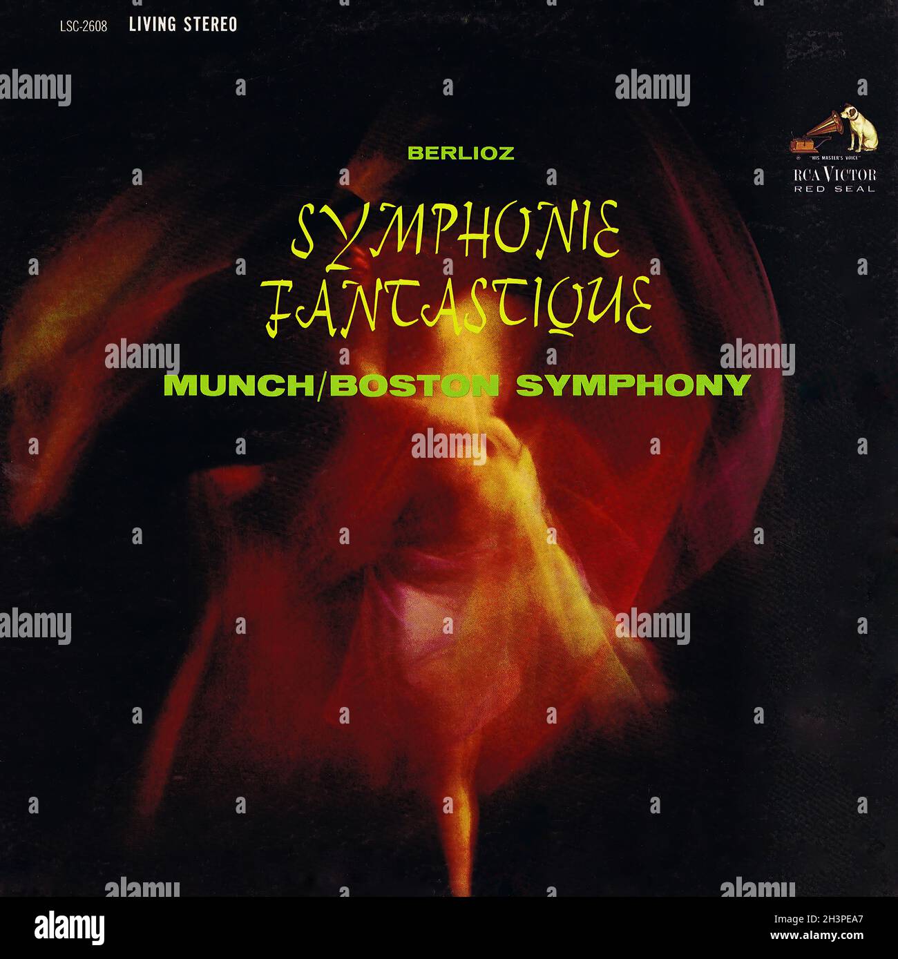 Berlioz Symphonie fantastique - Munch RCA 1 - Classical Music Vintage Vinyl Record Stock Photo ...