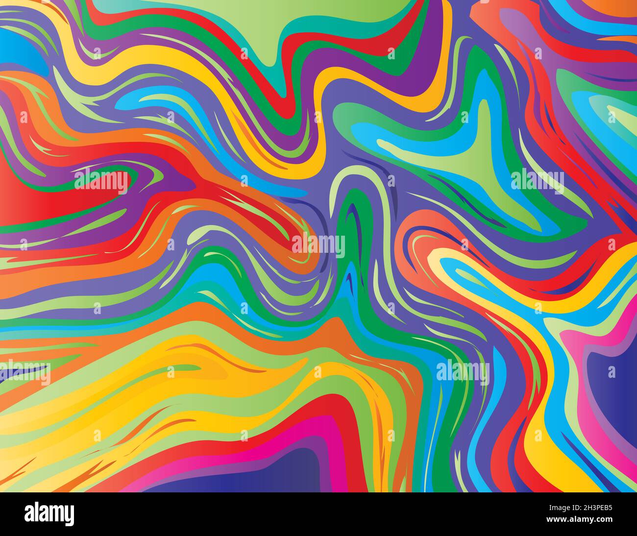 Brilliant Rose and Blue Violet Inkscape Suminagashi Kintsugi Japanese ...