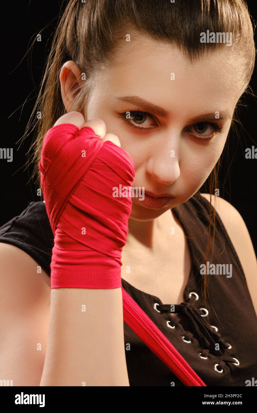 Strap girl hi-res stock photography and images - Alamy