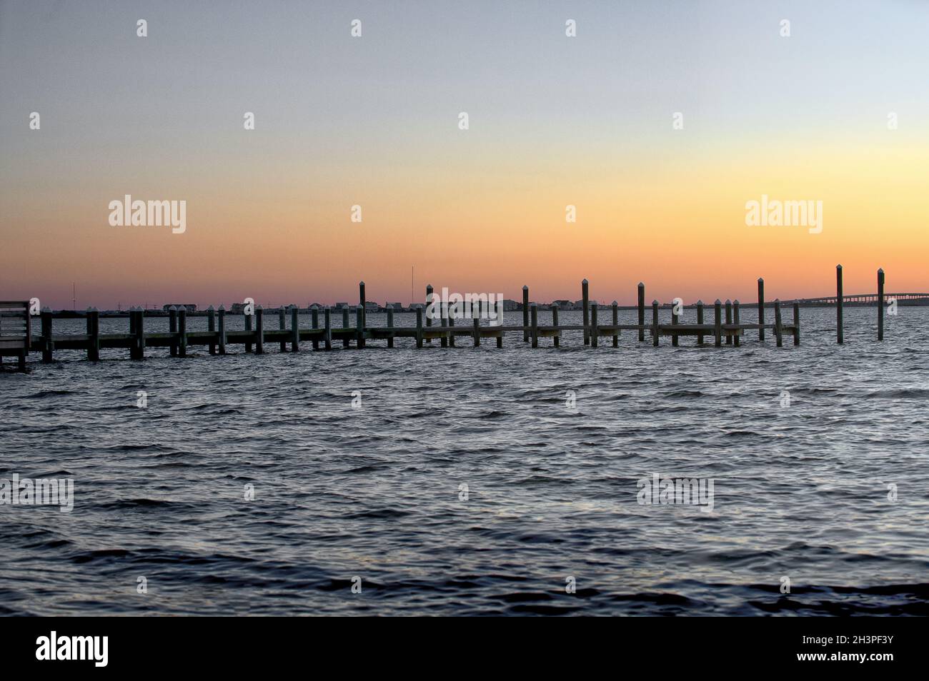 Nags Head Sunset , Nags Head, North Carolina, Outer Banks Stock Photo ...