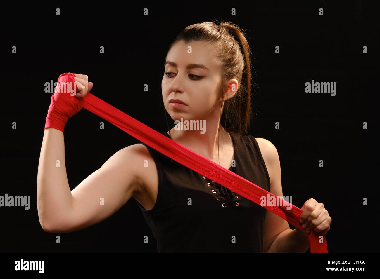 Strap girl hi-res stock photography and images - Alamy