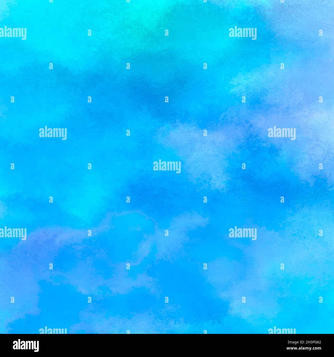 Realistic blue watercolor panoramic texture on white background ...