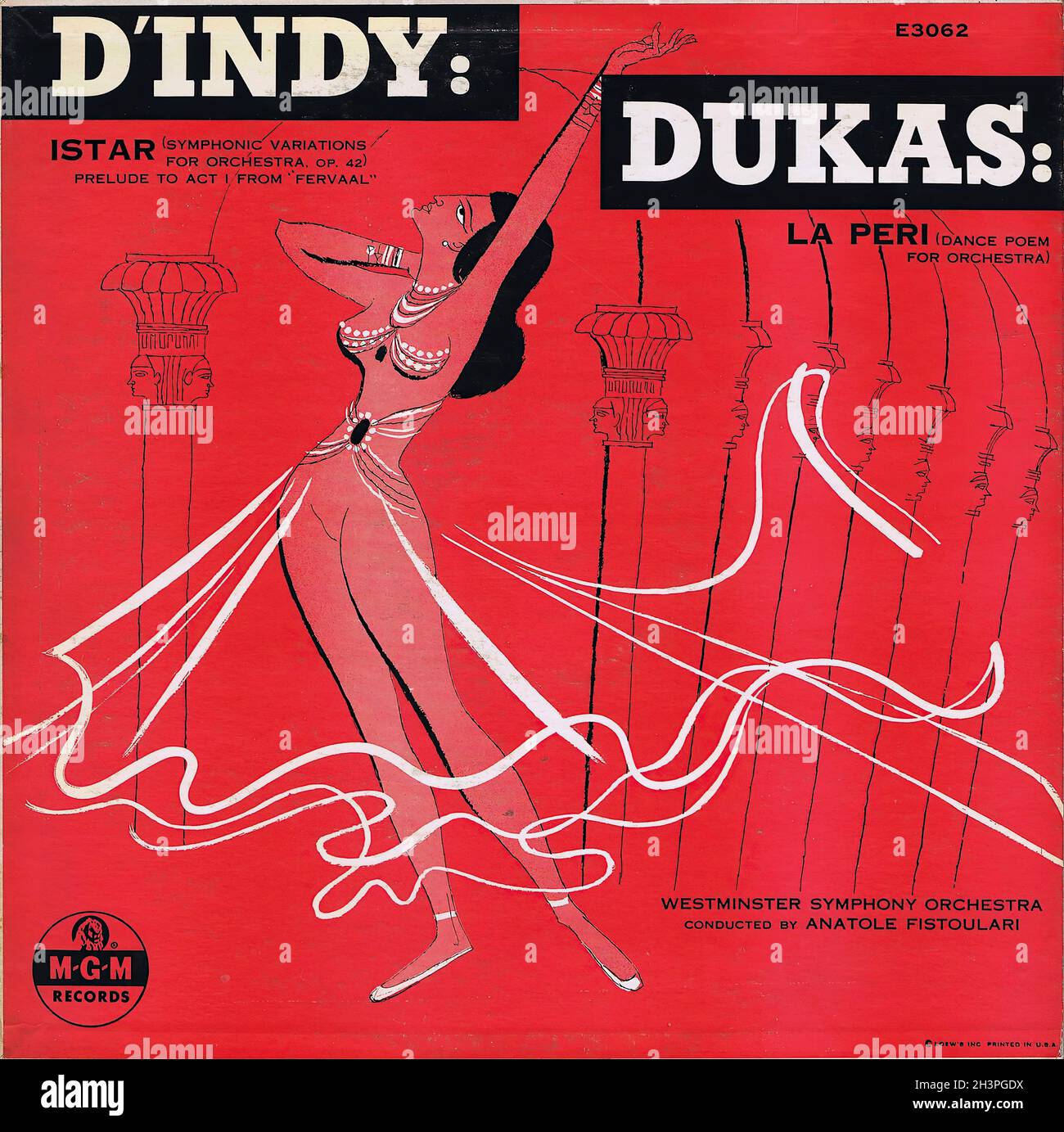 Dukas La peri - Fistoulari MGM - Classical Music Vintage Vinyl Record ...