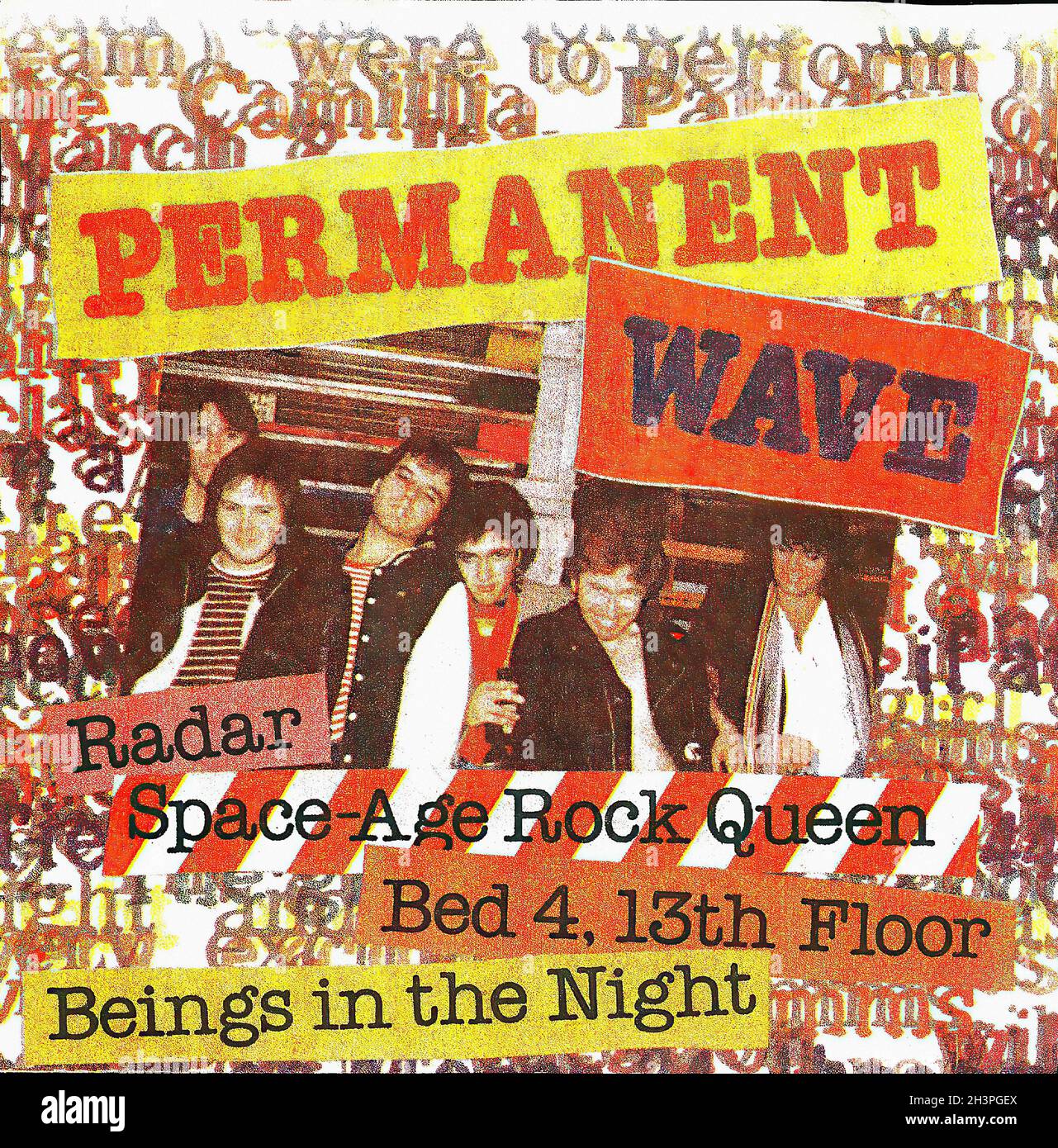 Vintage Vinyl Recording - Permanent Wave - Radar - EP - US - 1978 Stock ...