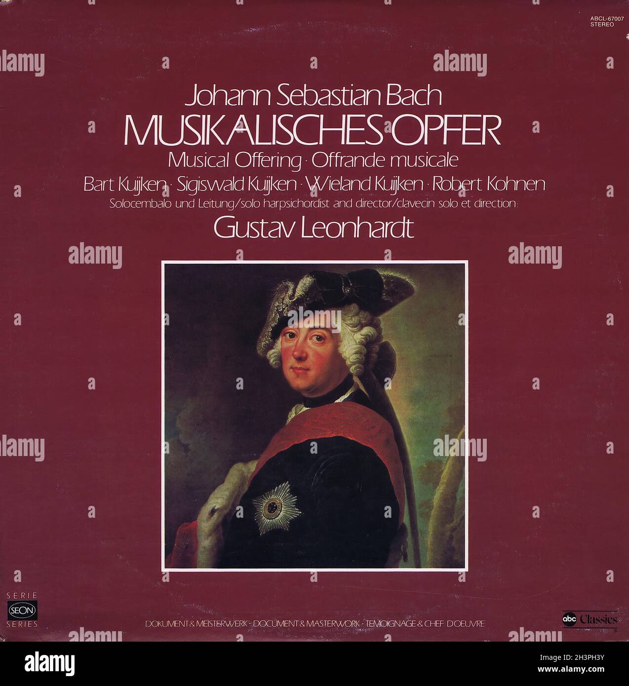 Bach Musical Offering - Leonhardt - Seon - Classical Music Vintage ...