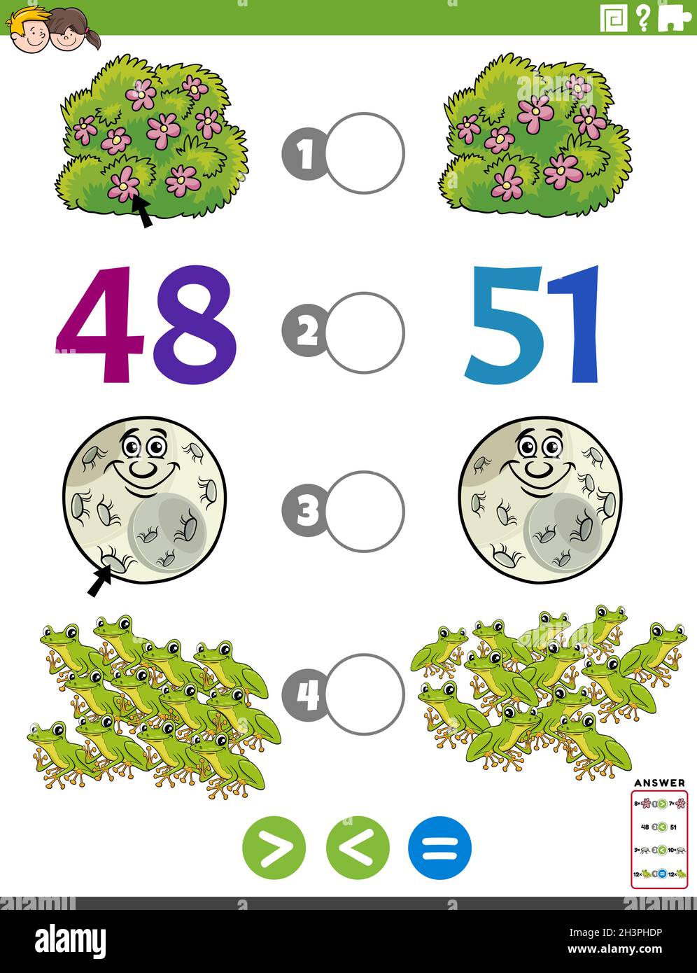 Cartoon less sign hi-res stock photography and images - Alamy