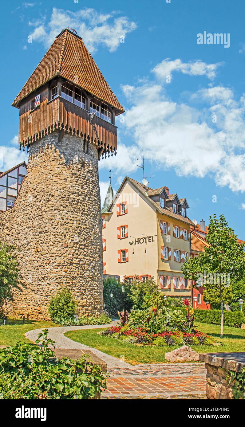 Stork tower Tiengen, Waldshut-Tiengen Stock Photo - Alamy