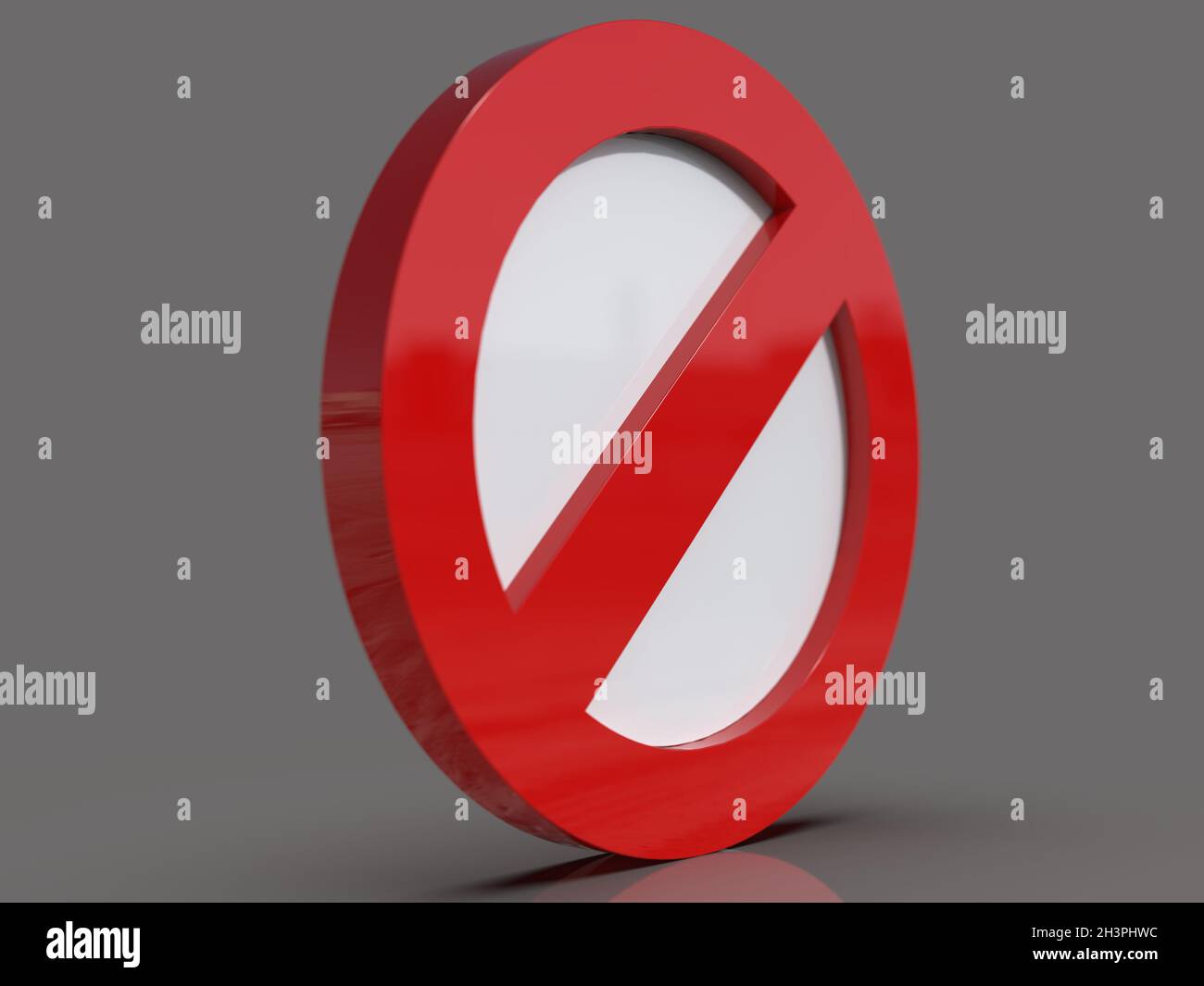 Roadsign with SymbolÂ for Prohibited Activities Stock Photo - Alamy