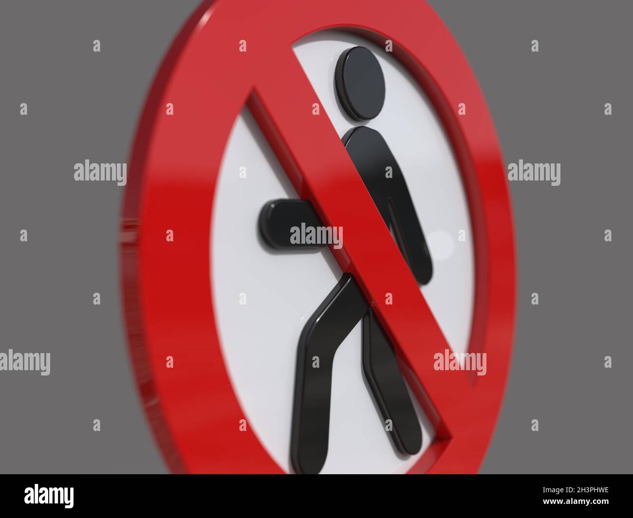 Roadsign with SymbolÂ for Prohibited Activities Stock Photo - Alamy