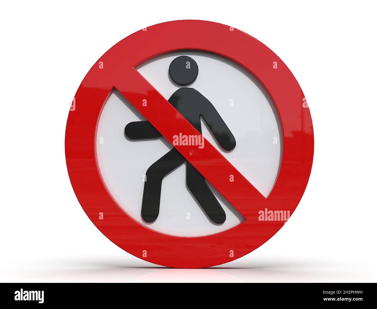 Roadsign with SymbolÂ for Prohibited Activities Stock Photo - Alamy