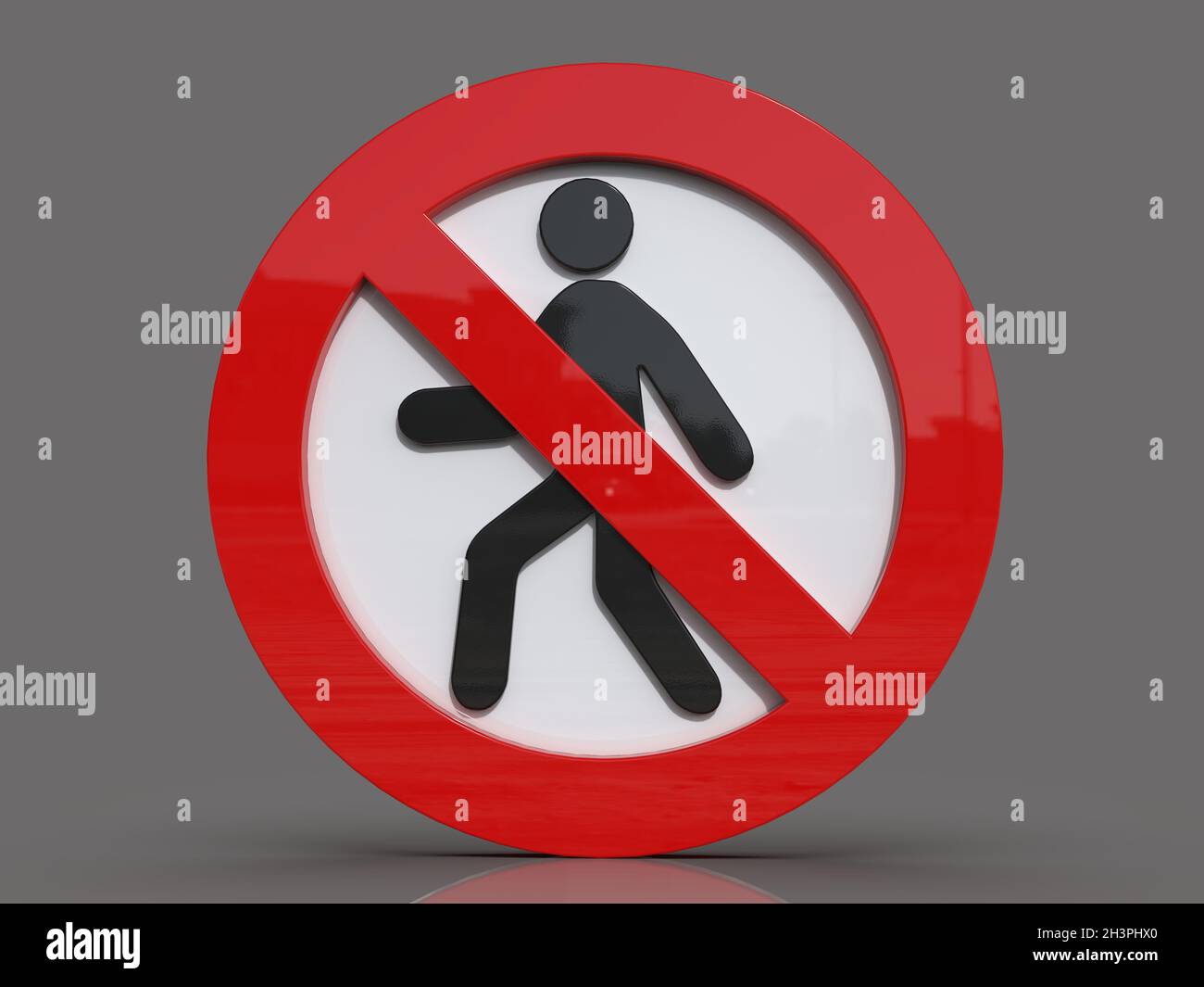 Roadsign with SymbolÂ for Prohibited Activities Stock Photo - Alamy