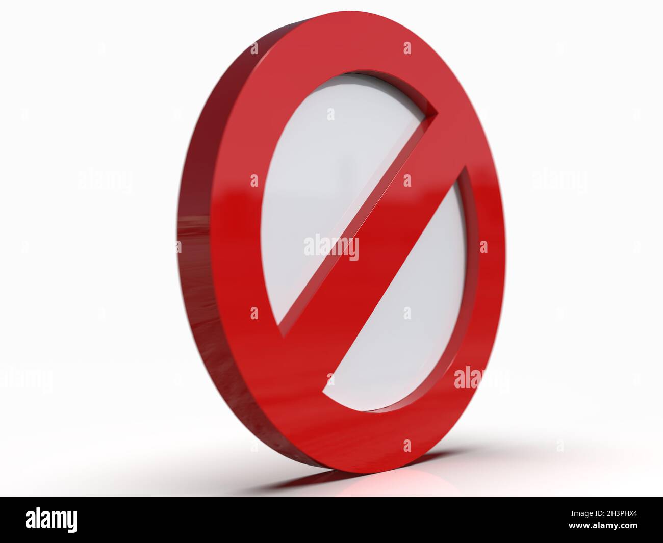 Roadsign with SymbolÂ for Prohibited Activities Stock Photo - Alamy