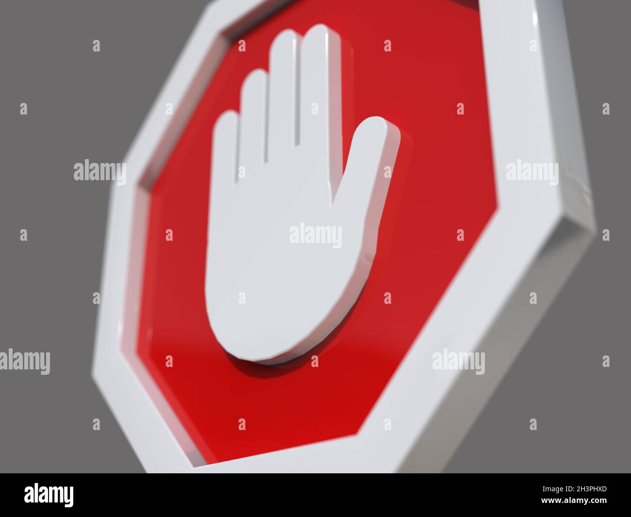 Roadsign with SymbolÂ for Prohibited Activities Stock Photo - Alamy