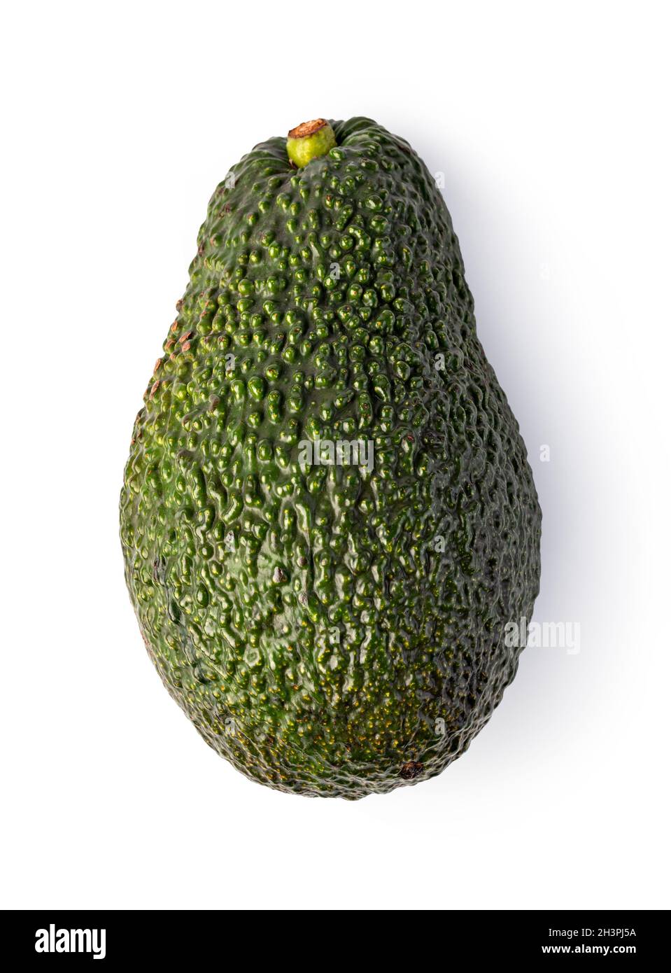 Avocado on white background Stock Photo - Alamy