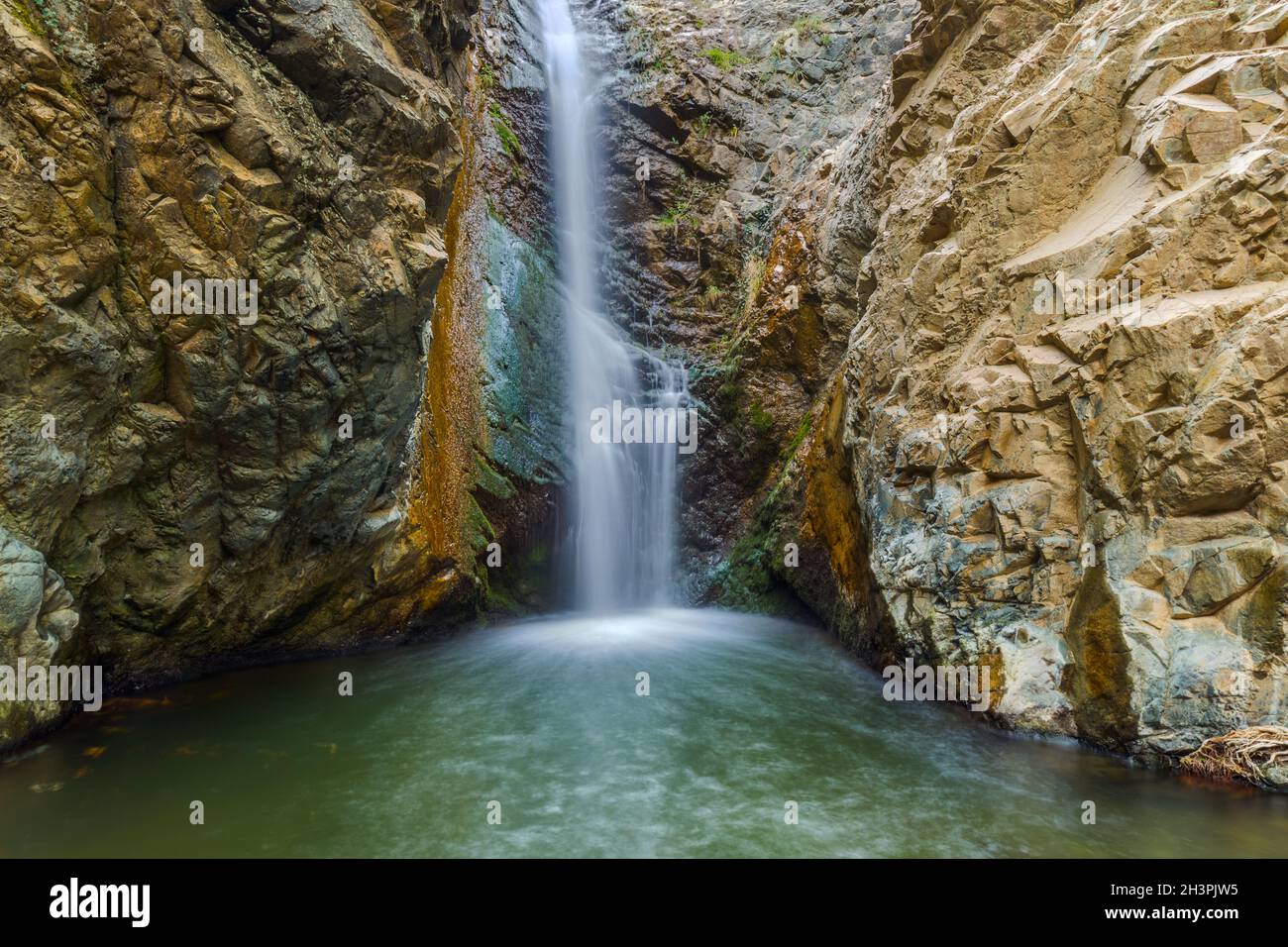 Millomeris Waterfalls in Cyprus Stock Photo - Alamy