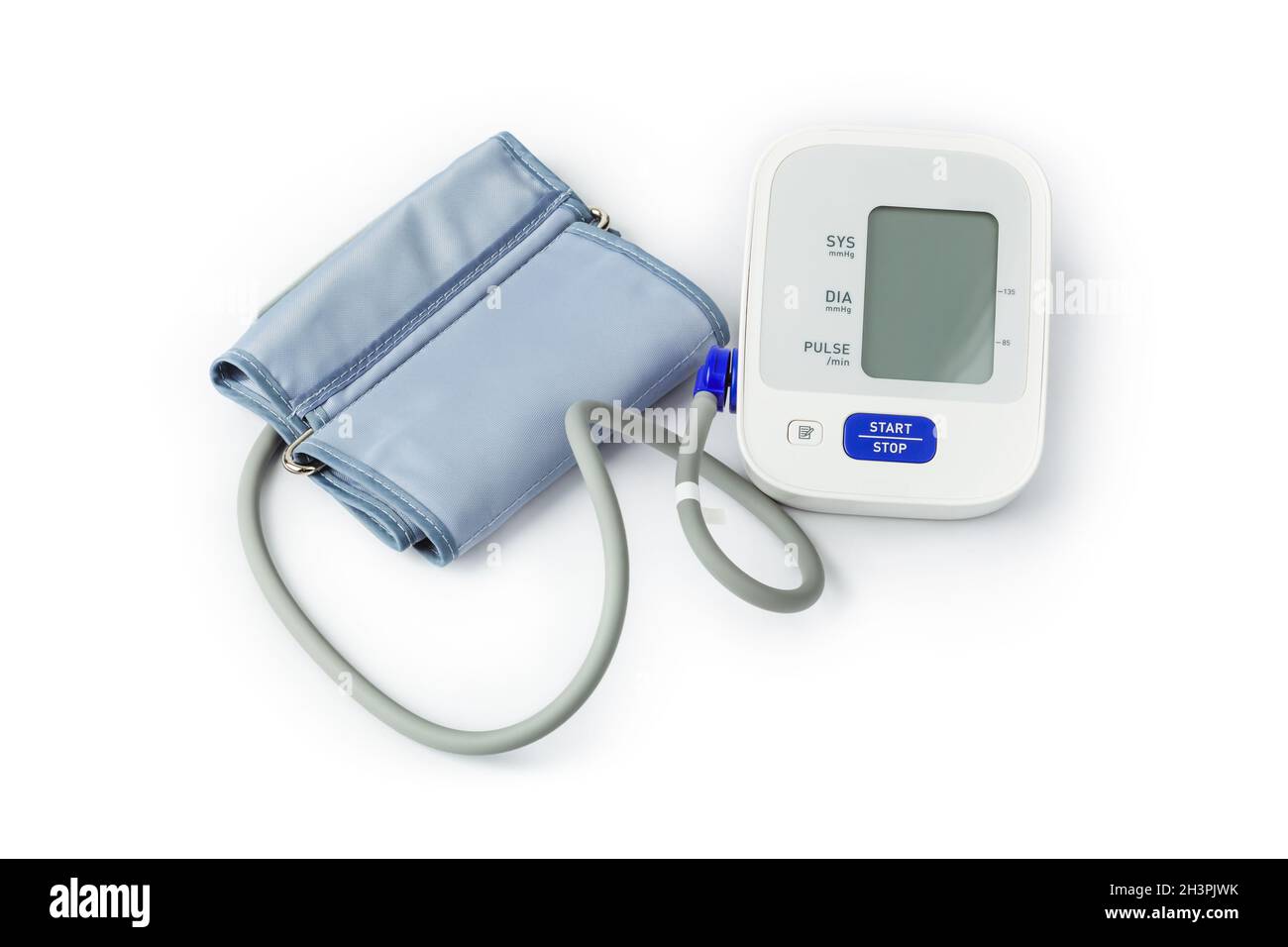 Digital blood pressure monitor Stock Photo - Alamy
