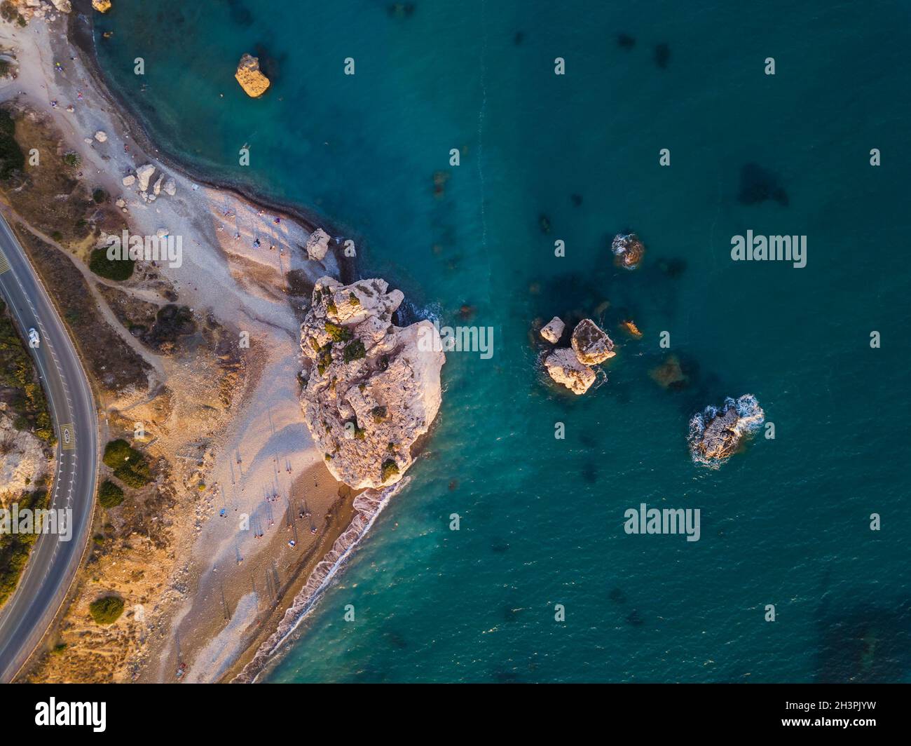 Paphos beach aerial hi-res stock photography and images - Alamy