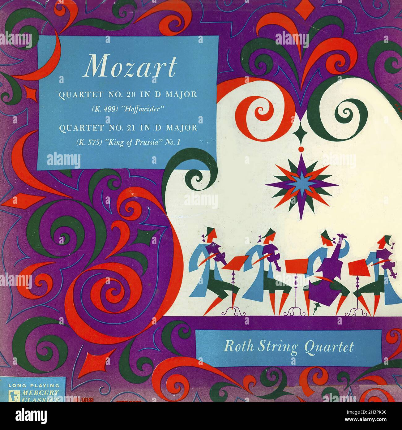 Mozart Quartets 20 & 21 - Roth Mercury mono - Classical Music Vintage ...