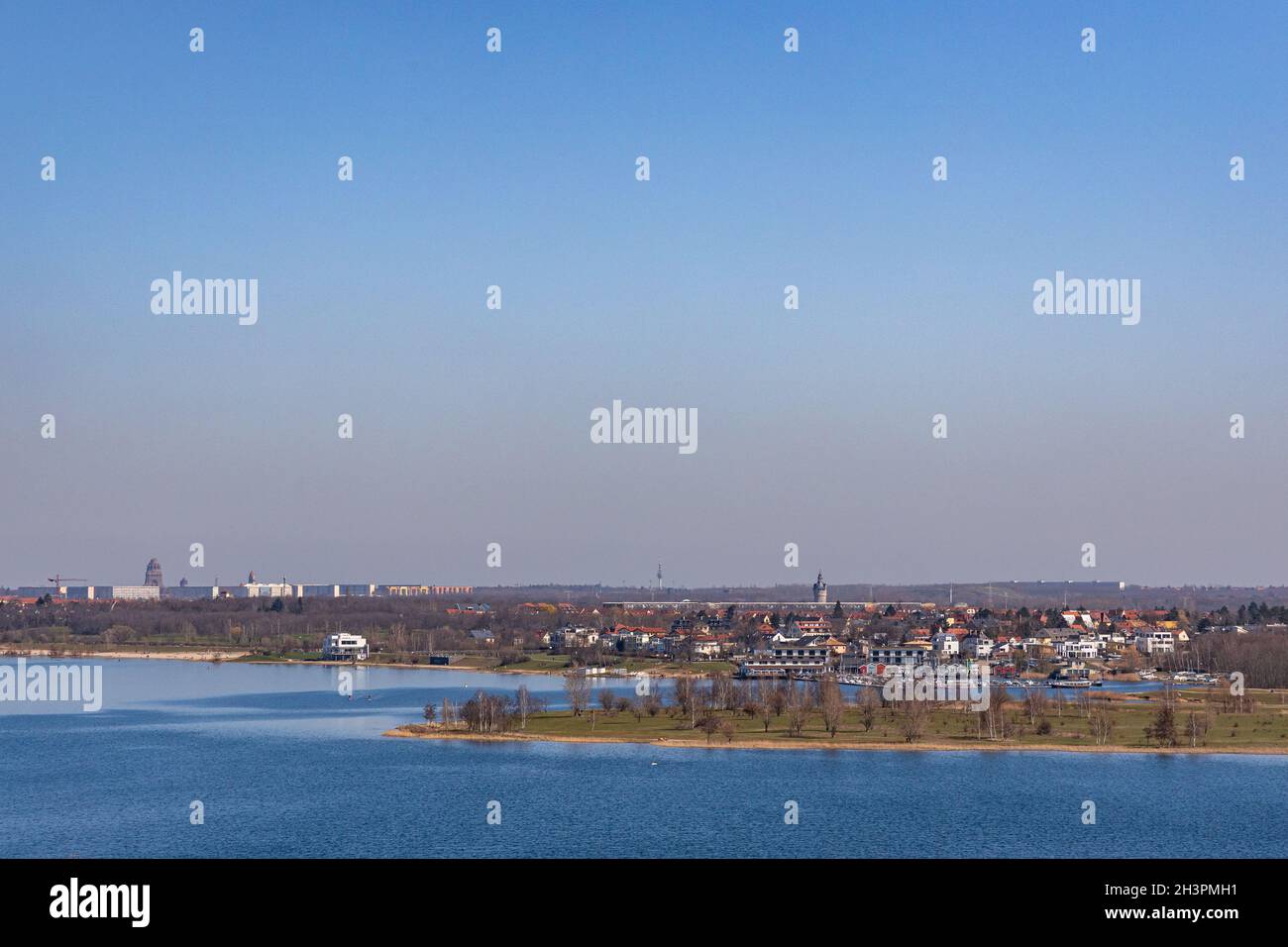 Lake Cospuden Leipzig, neuseenland Stock Photo - Alamy