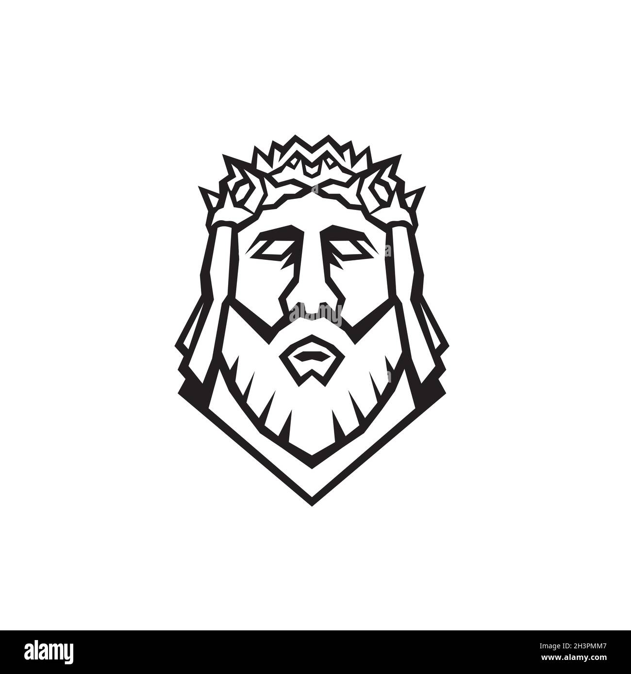 Christ the redeemer face Cut Out Stock Images & Pictures - Alamy