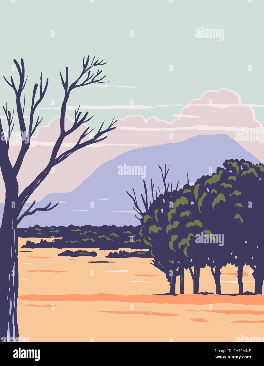 Capulin Volcano National Monument with Extinct Cinder Cone Volcano Part ...