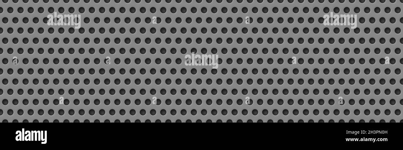 Gray perforated background, many of the same holes - Vector Stock Photo ...