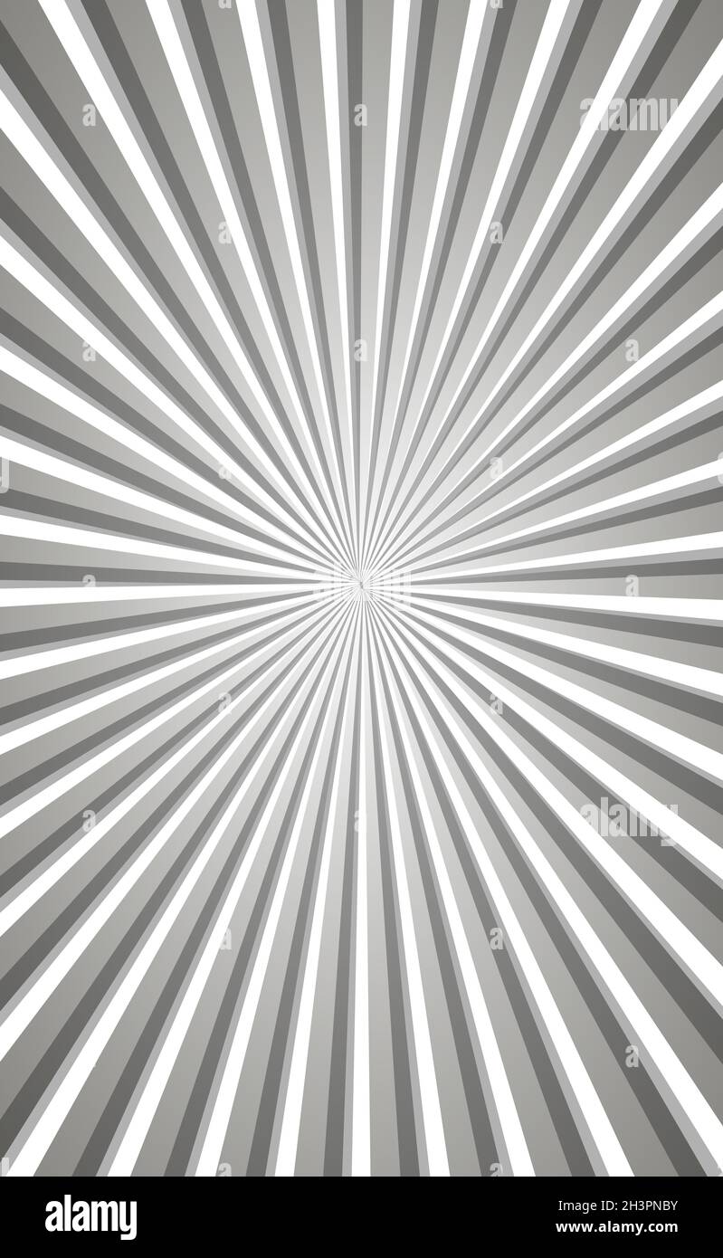 Abstract black and white sun rays - Vector Stock Photo - Alamy