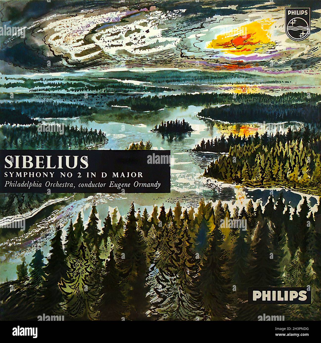 Sibelius Symphony 2 - Ormandy PhO Philips - Classical Music Vintage ...