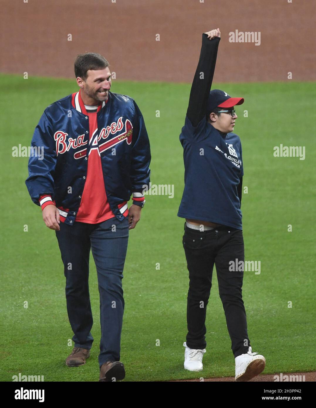 Atlanta, USA. 30th Oct, 2021. Former Atlanta Braves player Jeff ...