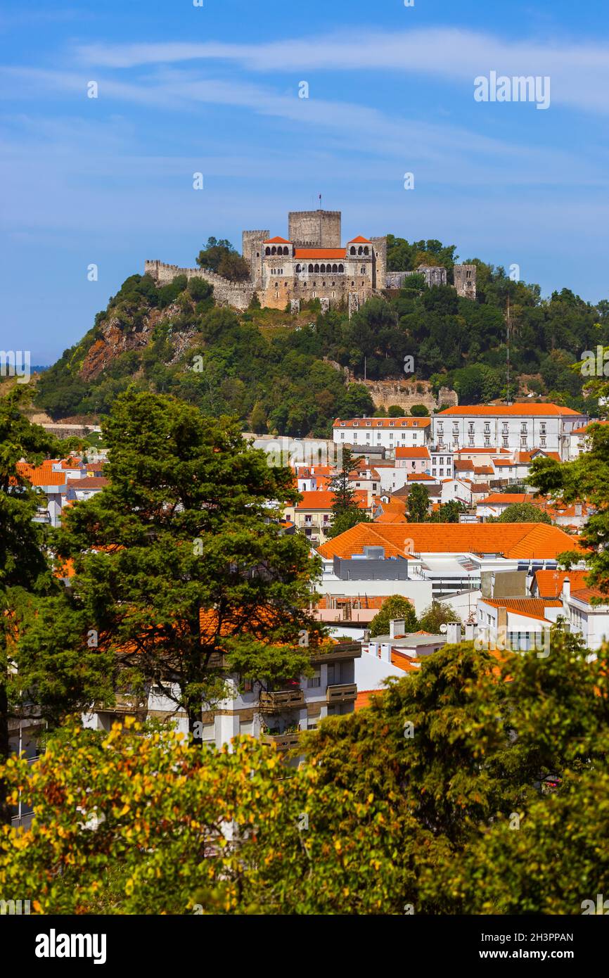 Castle in Leiria - Portugal Stock Photo - Alamy
