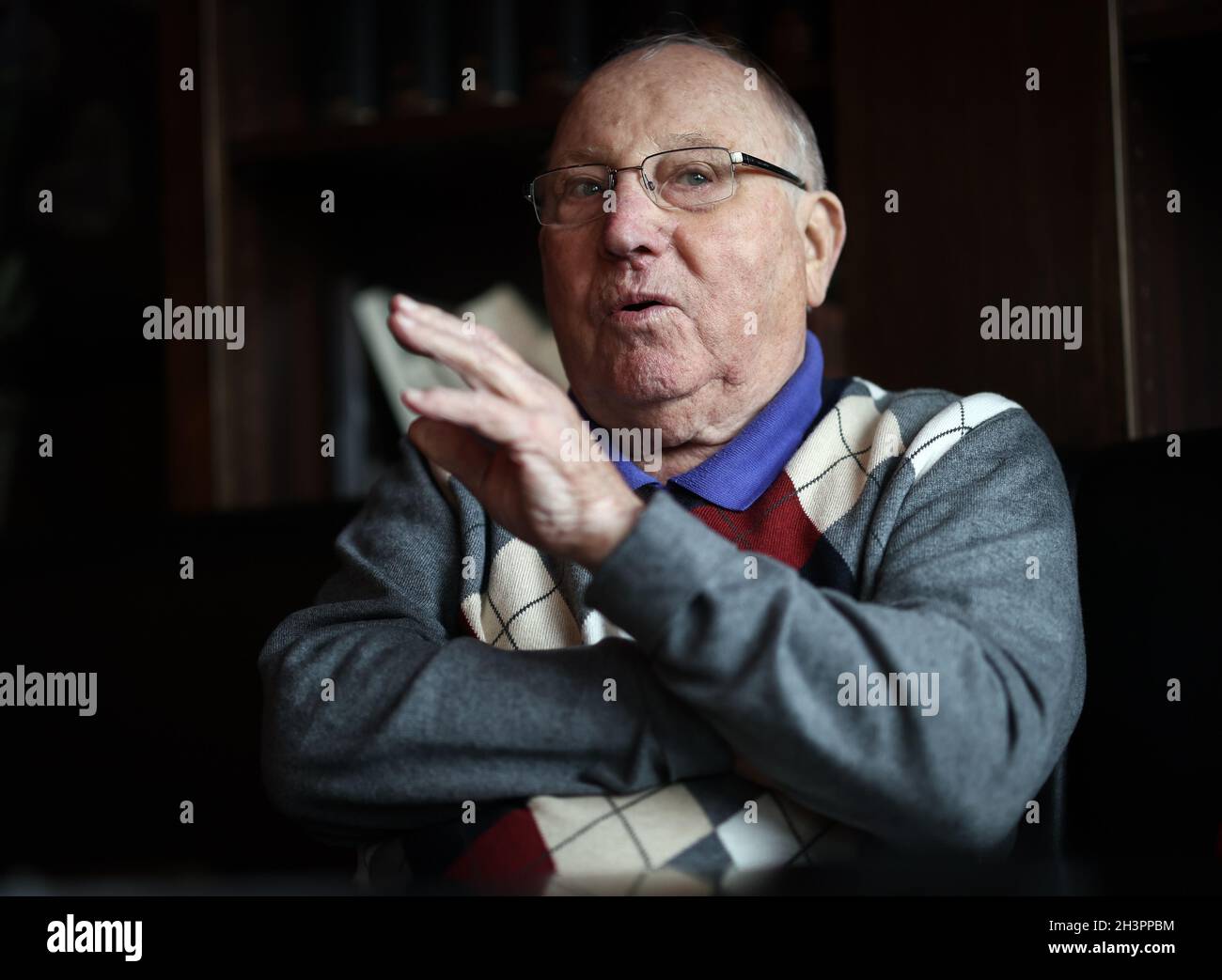 Norderstedt, Germany. 27th Oct, 2021. Uwe Seeler, former professional ...