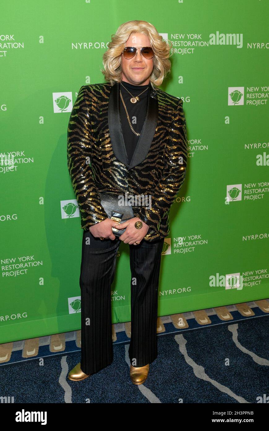 Andrew Werner attends New York Restoration Project 25th Annual Hulaween ...