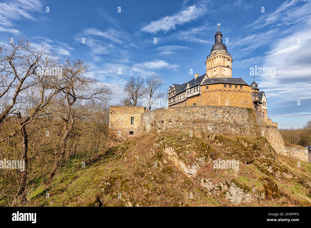 Falkenstein Castle in the Harz Mountains Stock Photo - Alamy