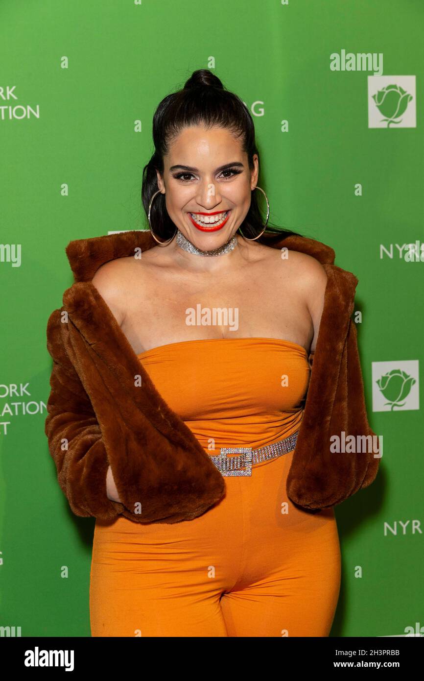 New York, USA. 29th Oct, 2021. Gina Naomi Baez attends New York ...