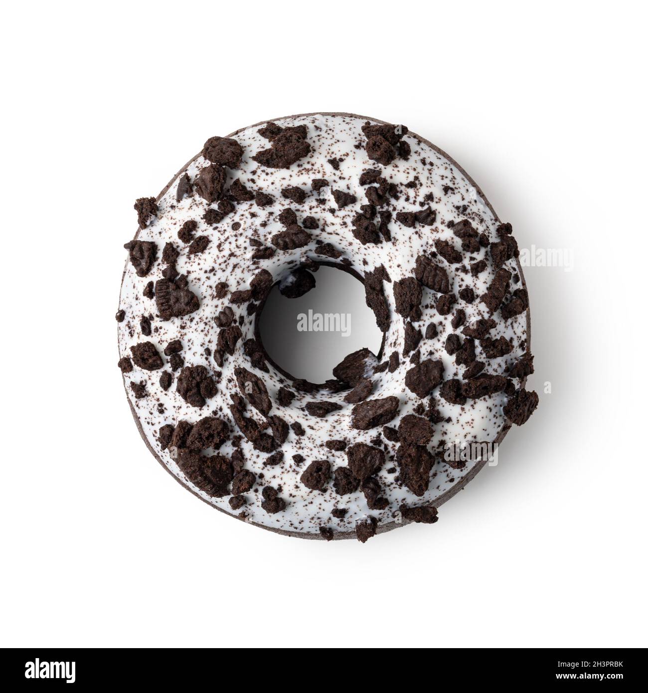 Top view round donuts Cut Out Stock Images & Pictures - Alamy