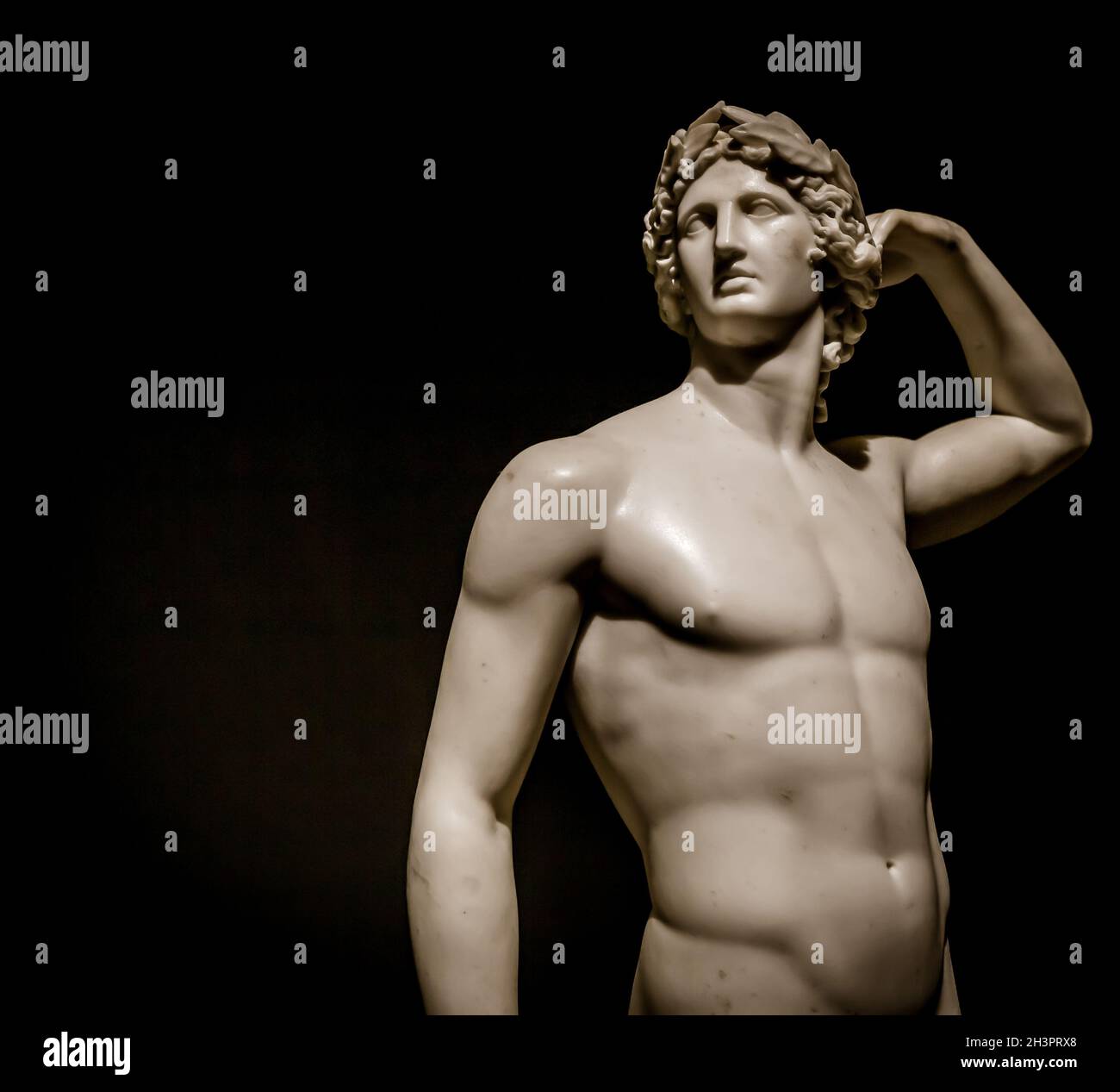 Apollo Crowning Himself - Antonio Canova's ancient sculpture in Italian ...