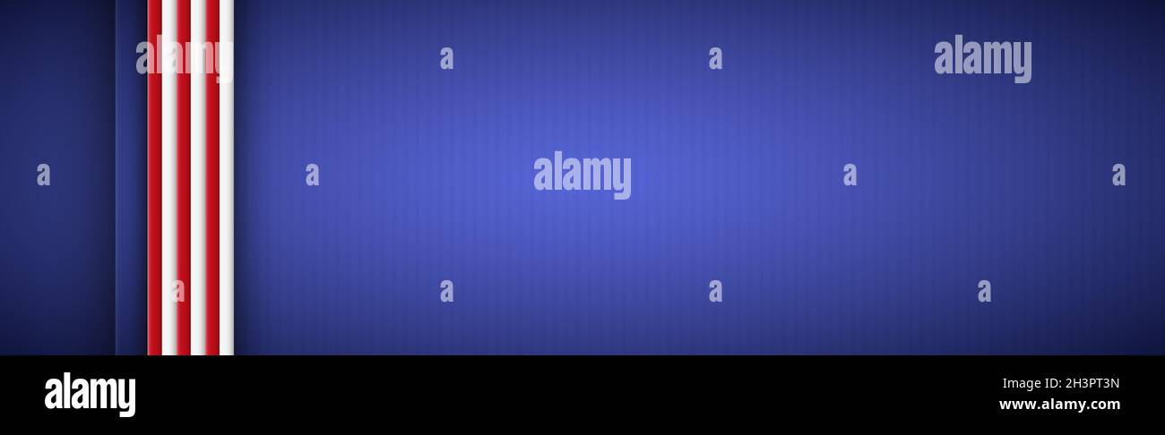 Abstract blue background with white and red lines - Vector Stock Photo ...