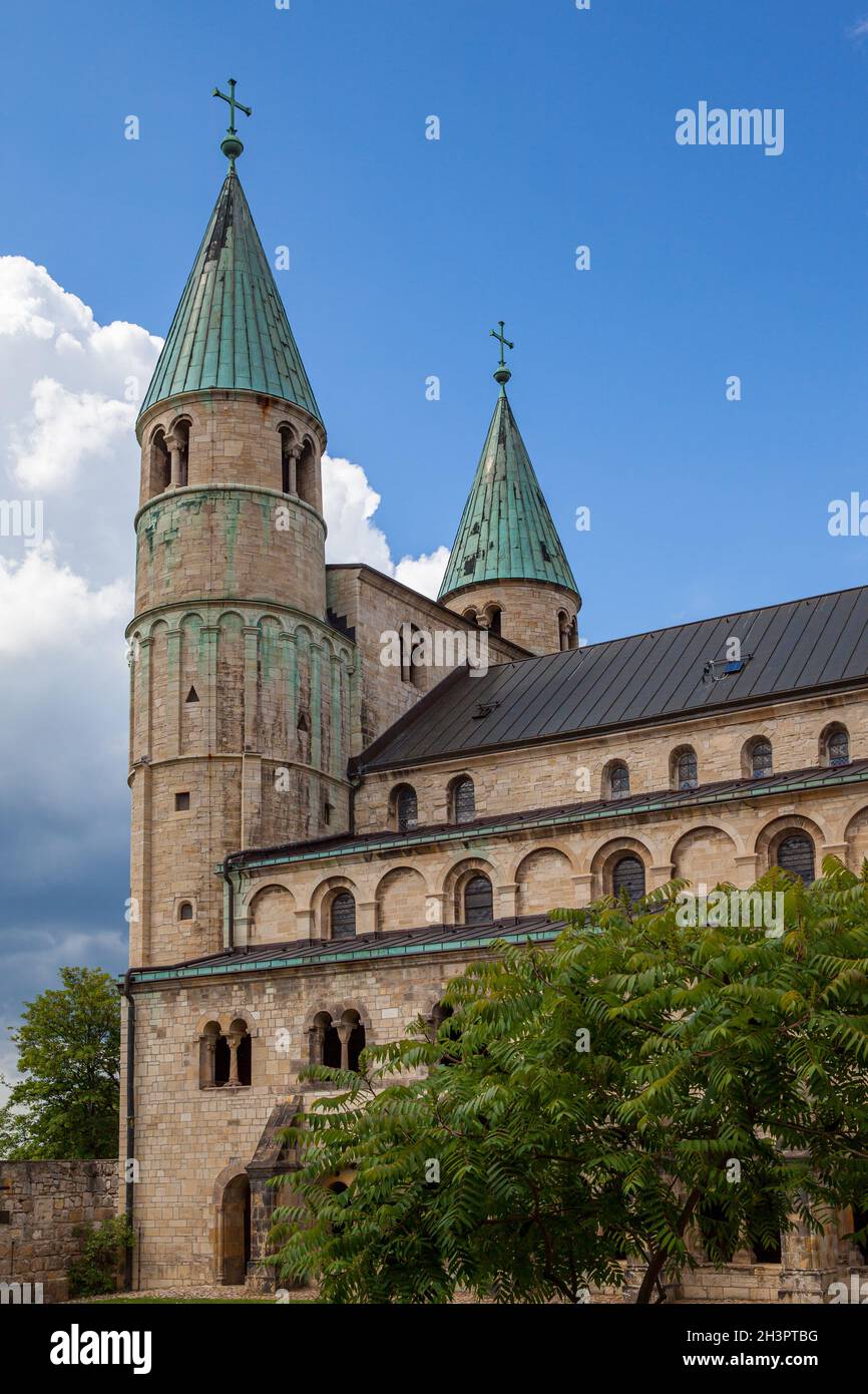 Gernrode in the Harz Mountains Collegiate Church of St. Cyriakus Stock ...
