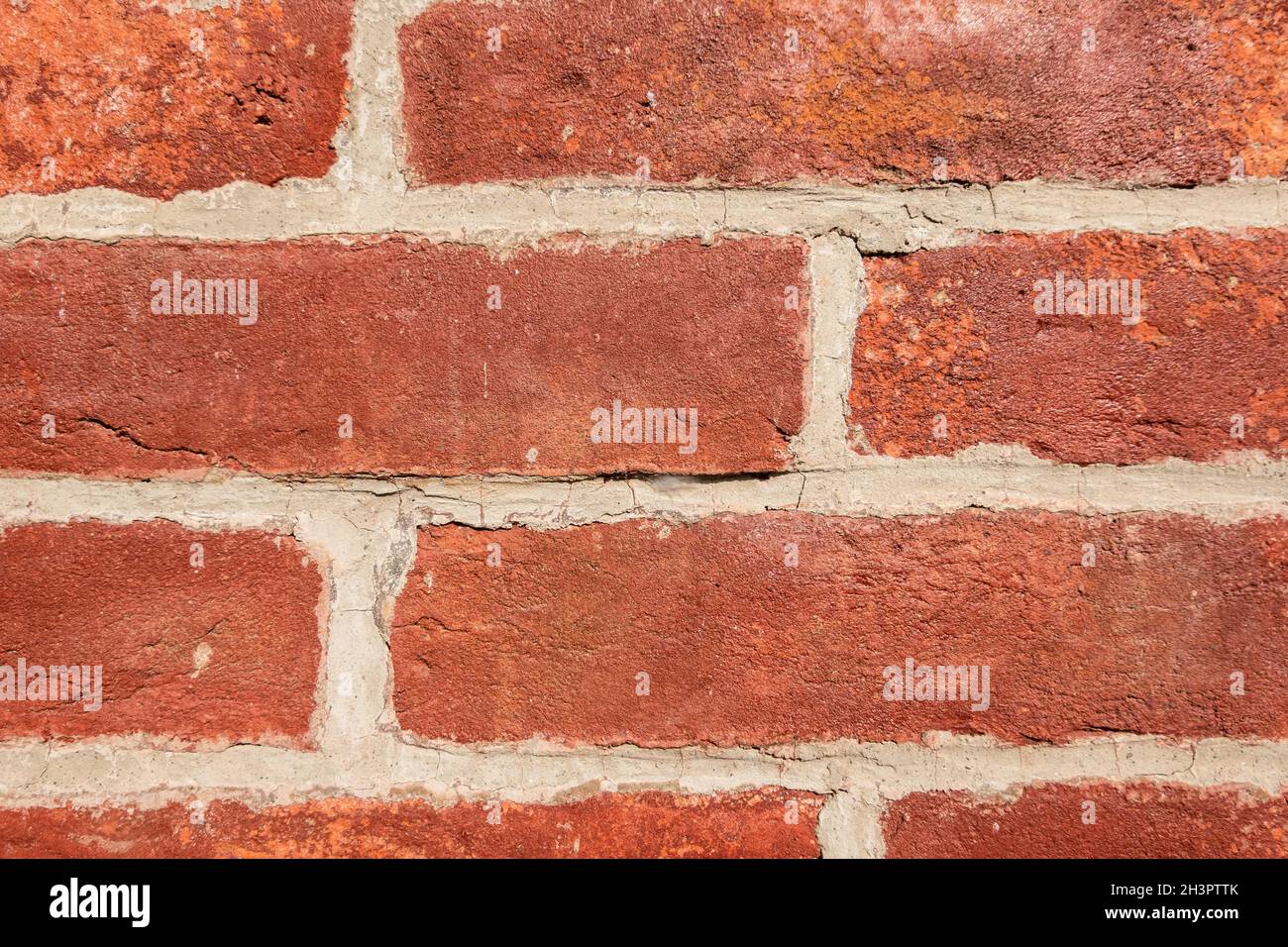 Aged red brick wall Stock Photo - Alamy
